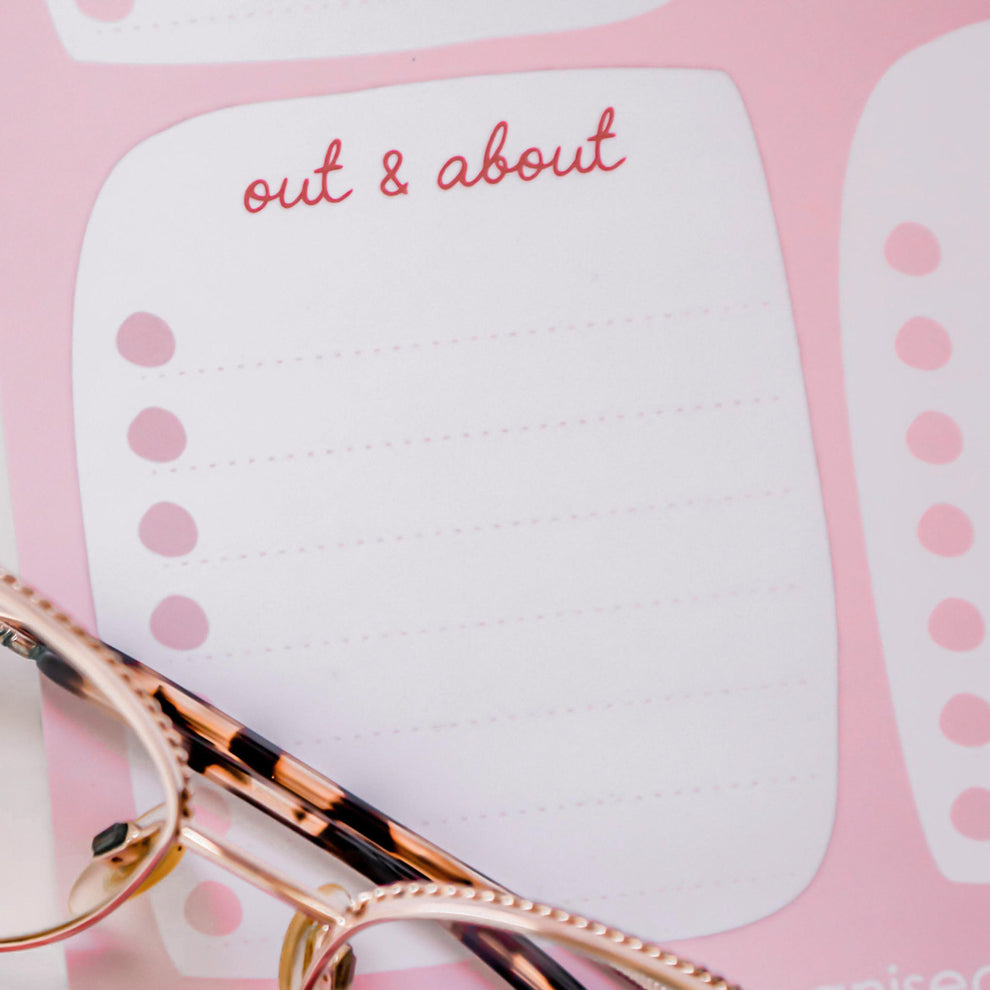 To-Do List Notepad – Break Your Day into Four – Organised HQ