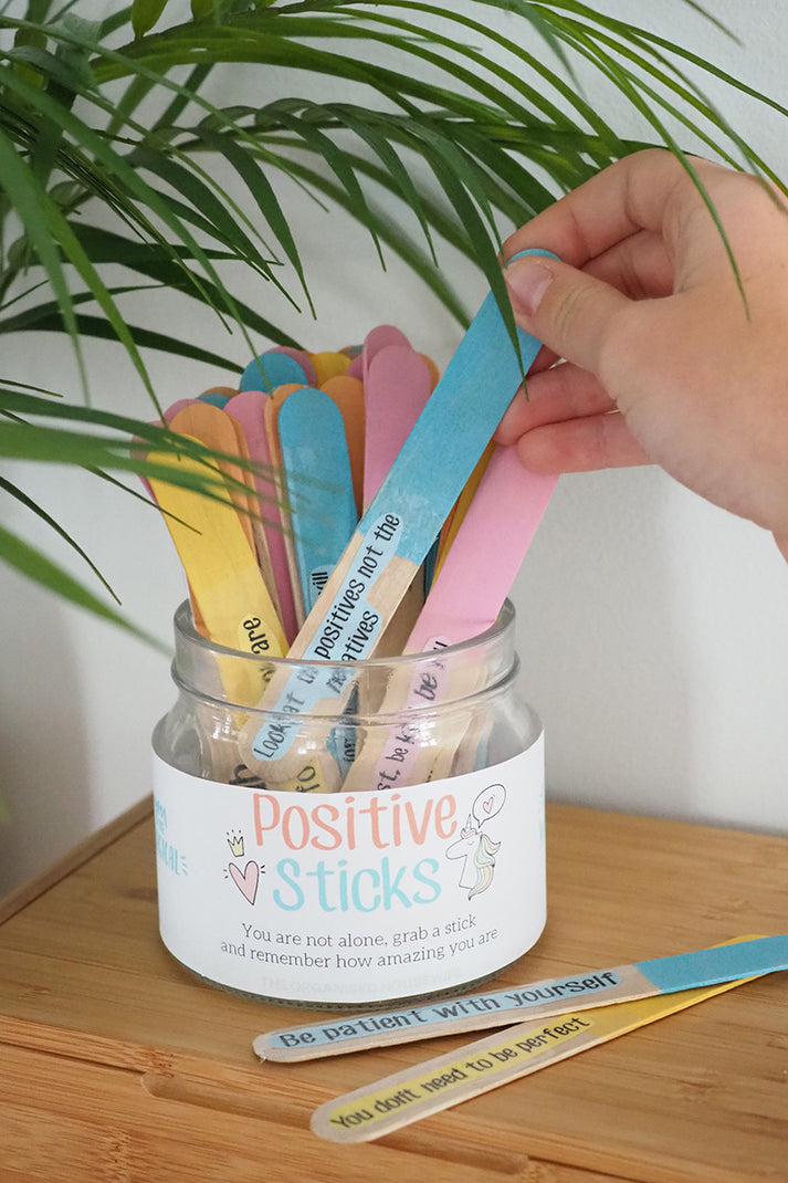 Positive Stick Affirmation Labels – OrganisedHQ